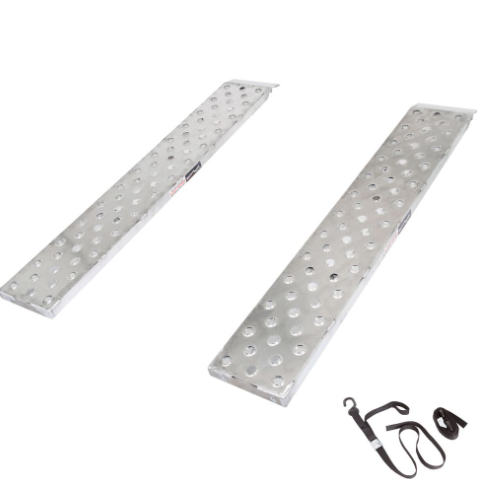 Heavy Duty Ramps 72" x 12" Punch Plate, Hook/Plate, 2,500 lbs per axle ...