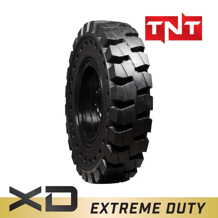 13.00-24 Non-Directional Mounted Extreme Duty Solid Rubber Tire ...